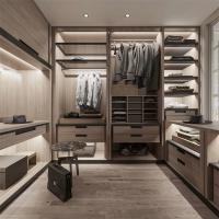 China Knocked down Bedroom 5 Door Particle Board Wardrobes Customized size for sale