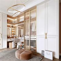China Knocked down Bedroom 5 Door Particle Board Wardrobes Customized size for sale
