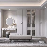 China Knocked Down Wardrobe Bedroom Furniture With Sintered Stone Door for sale