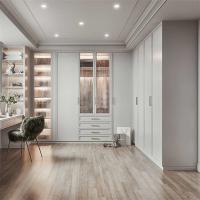 China Knocked Down Wardrobe Bedroom Furniture With Sintered Stone Door for sale
