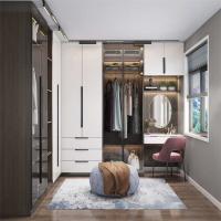 China CORDIAL Built In Modern Customized Wardrobe With LED Light for sale