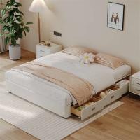 China Fabric Upholstered Adjustable Modern Bedroom Furniture Set With Non Woven Fabric for sale