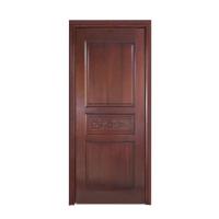 China OEM ODM Interior Wooden Doors Apartment Solid Wood Panel Door for sale