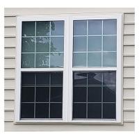 China Wood Crate Packing Aluminum Sliding Window with Double Pane Tempered Clear Glass for sale