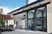 China Horizontal Aluminum Doors And Windows With Tempered Clear Glass for sale