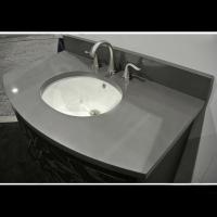China OEM ODM Quartz Stone Countertop Vanity Top Stain Resistant for sale