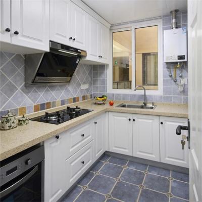 China MDF Plywood Door Kitchen Storage Cabinets And Countertops for sale