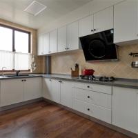 China Plywood Door Solid Wood Kitchen Countertop Cabinet Sets for sale