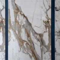 China 6mm 12mm Honed Calacatta Sintered Stone Big Slabs Heat Resistant for sale