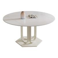 China Round Square Rectangle Dining Table Set 4 Chairs Luxury Dining Table Set for sale