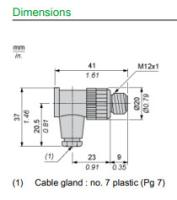 China Schneider Electric Telemecanique XZCC12 M12 5 Pin Elbowed Connector IP67 3A 30VAC for sale