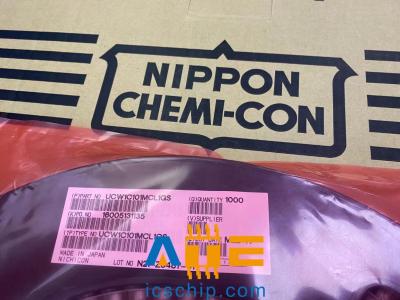China Nichicon UCW 100µF 16V 20% Aluminum Electrolytic Capacitor SMD 7000h 105°C for sale