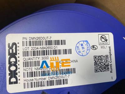 China DMN26D0UT-7 N-Channel MOSFET 20V 230mA Surface Mount SOT-523 for sale