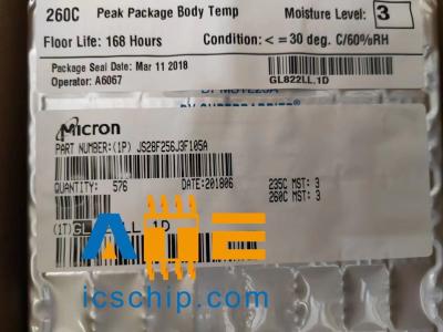 China Micron JS25F256J3F105A NOR Flash 256Mbit IC TSOP56 Surface Mount for sale