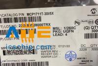 China Microchip MCP1711T-30I/5X LDO Regulator IC UQFN 3.1V-5.5V Supply for sale