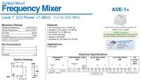 China RF MICROWAVE DOUBLE BALANCED MIXER IC ADE-1 ADE-1H+ ADE-1L+ ADE-1MH+ for sale