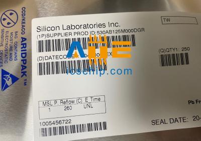 China Skyworks Si530 125MHz LVPECL Oscillator 3.3V 6-Pin SMD XO IC 530AB125M000DGR for sale