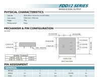China Chinfa Electronics FDD12-0512T5 DC DC Converter 10-12W Single Dual Output 4:1 Input for sale