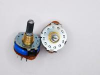 China SRRM433700 Rotary Switch 4P3T 12-Position 0.25A 30VDC PC Pins Vertical Type for sale