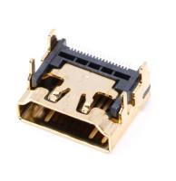 China 10029449-111RLF HDMI connectors HDMI 19 PINS RECEPTACLES SMT TYPE A RIGHT ANGLE for sale