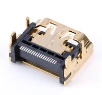 China 10029449-111RLF HDMI connectors HDMI 19 PINS RECEPTACLES SMT TYPE A RIGHT ANGLE for sale