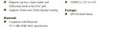 China JL6C8 QFN32 IC Bluetooth 5.3 Audio Transmitter Receiver Module Board Stereo Wireless 240MHz DSP for sale