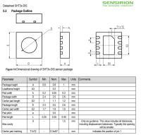 China Sensirion SHT30-DIS-B10KS Temperature Humidity Sensor I2C 2.15V to 5.5V DFN for sale