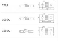 China FL-19 75mV DC Shunt 100A to 1500A Flat Plate Resistor for Welding Machine for sale