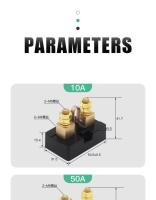 China FL-15 DC External Shunt Resistor 50mV 75mV 100mV 5A to 600A American Type 0.25% Accuracy for sale