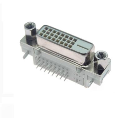 China DVI-D 24+1 Male to DVI-D 24+5 Male High-Precision DVI Connector for PCB for sale
