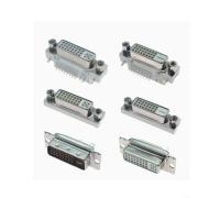 China DVI-D 24+1 Male to DVI-D 24+5 Male High-Precision DVI Connector for PCB for sale