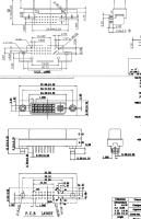 China DVI-D 24+1 Male to DVI-D 24+5 Male High-Precision DVI Connector for PCB for sale