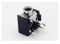 China PJ-306 3.5mm Metal Copper Headphone Audio Jack DIP 5 Pin Stereo Socket DC12V 1A for sale
