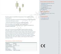 China NH Fuse NH000 690VAC 6-160A Double Indicator Semiconductor Protection Fuse for sale