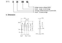 China D25SB60 D25SB100 LRC 25A 1000V Glass Passivated Bridge Rectifier Single Phase for sale