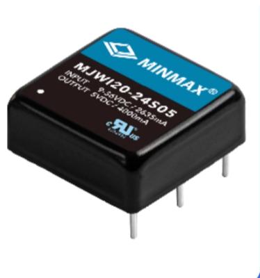 China MJWI20 Series 20W DC-DC Converter 4:1 Input 89% Efficiency Isolated Module for sale