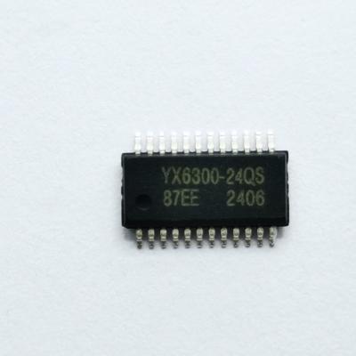 China YX6300-24QS Voice MP3 Controller IC 16-bit MCU aDSP Hard Decoding SoC Chip for sale