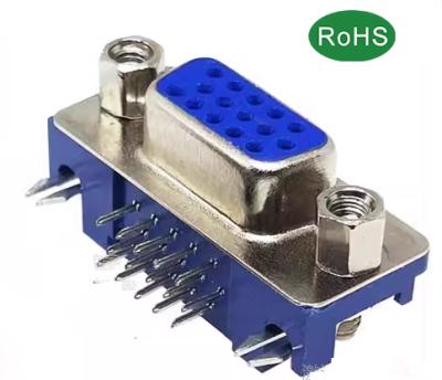 China High Density 15 Position D-Sub Receptacle Female Sockets Connector 634-015-274-043 8.89mm Footprint for sale