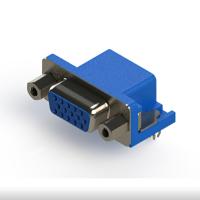 China High Density 15 Position D-Sub Receptacle Female Sockets Connector 634-015-274-043 8.89mm Footprint for sale