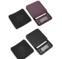 China Multifunctional electronic coffee scale 5kg/0.1g 3kg/0.1g Timer Scale Black Coffe for sale