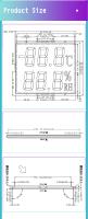 China SJXD-T61661G Segment LCD Display 62.5x57mm TN Positive 3.3V for Temperature Humidity Clock Instruments for sale