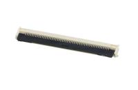 China Easy-On FFC/FPC Connector 0.50mm Pitch 50 Pin Right-Angle Bottom Contact 1.90mm Height for sale