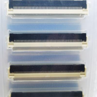 China Easy-On FFC/FPC Connector 0.50mm Pitch 50 Pin Right-Angle Bottom Contact 1.90mm Height for sale