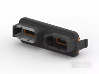 China TE Connectivity Deutsch DTM13-12PA-12PB-R008 Right Angle 24 Circuit Dual Row 250 VAC Through Hole Header for sale