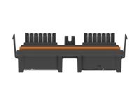 China TE Connectivity Deutsch DTM13-12PA-12PB-R008 Right Angle 24 Circuit Dual Row 250 VAC Through Hole Header for sale
