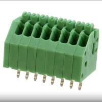 China 8 Position 2.5mm Pitch 45 Degree PCB Wire to Board Terminal Block COMBICON PTSA 2A 300V for sale