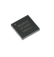 China NRF52832-QFAB Nordic Semiconductor Bluetooth 5.0 RF Transceiver MCU IC 2.4GHz 256kB Flash 48-QFN for sale