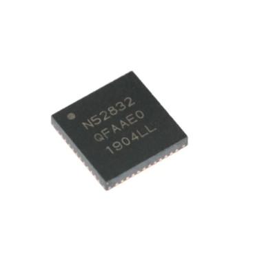 China NRF52832-QFAB Nordic Semiconductor Bluetooth 5.0 RF Transceiver MCU IC 2.4GHz 256kB Flash 48-QFN for sale