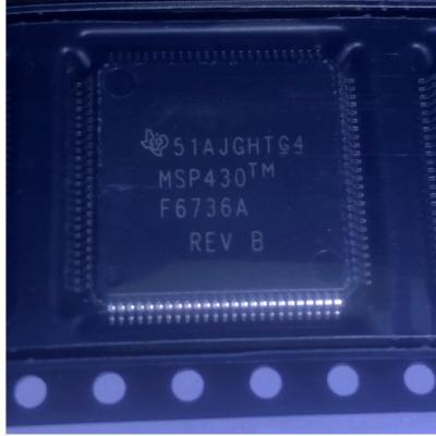 China Texas Instruments MSP430F6736AIPZR 16-Bit Microcontroller IC 128KB Flash 100-LQFP for sale