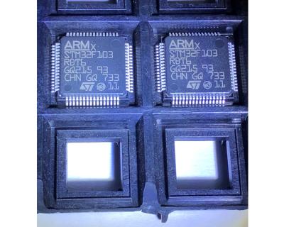 China STM32F103RBT6 ARM Cortex M3 32 Bit Microcontroller IC 128KB Flash 64 Pin LQFP for sale